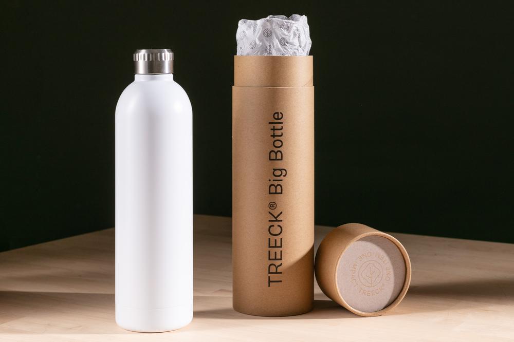 Nachhaltige Edelstahl-Trinkflasche personalisieren lassen | TREECK®